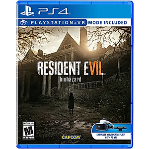 PlayStation VR Bundle 5 Items:VR Headset,Playstation Camera,Playstation Move Motion Controllers,PlayStation 4 Slim 500GB Console - Uncharted 4,VR Game Disc Resident Evil 7:Biohazard