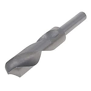 Auniwaig 1/2" Reduced Shank Drill Bit, 22mm High Speed Steel HSS Drill Bit for Stainless Steel, Alloy Metal, Plastic Wood