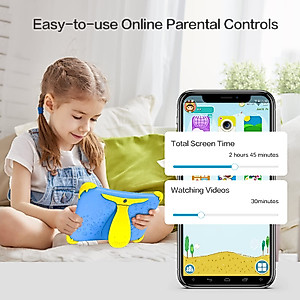 Tibuta K100 8 inch Kids Tablets,Tablet for Kids with Parental Control,Android 11.0 Tablet,2GB RAM, 32GB ROM,1280×800 IPS Display,Kid-Proof Case,WiFi Tablet,Ideal Gifts for Christmas and New Year