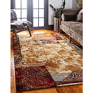 Unique Loom Barista Collection Area Rug - Arusha (2' 2" x 3' 1" Rectangle, Beige/ Black)