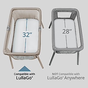 Chicco LullaGo Bassinet Sheets - White 2-Pack | White