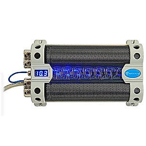 Rockville RFC50F 50 Farad Capacitor Blue Voltage Display