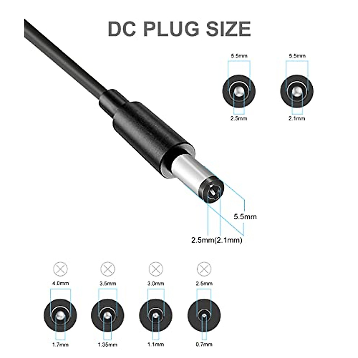 9V AC DC Adapter for Brother P-Touch PT-D210 PT-D200 PT-12 PTH110 Label Maker Replacement AD-24 AD-24ES Charger Power Supply Cord Wall Plug Adapter (6ft Cable)