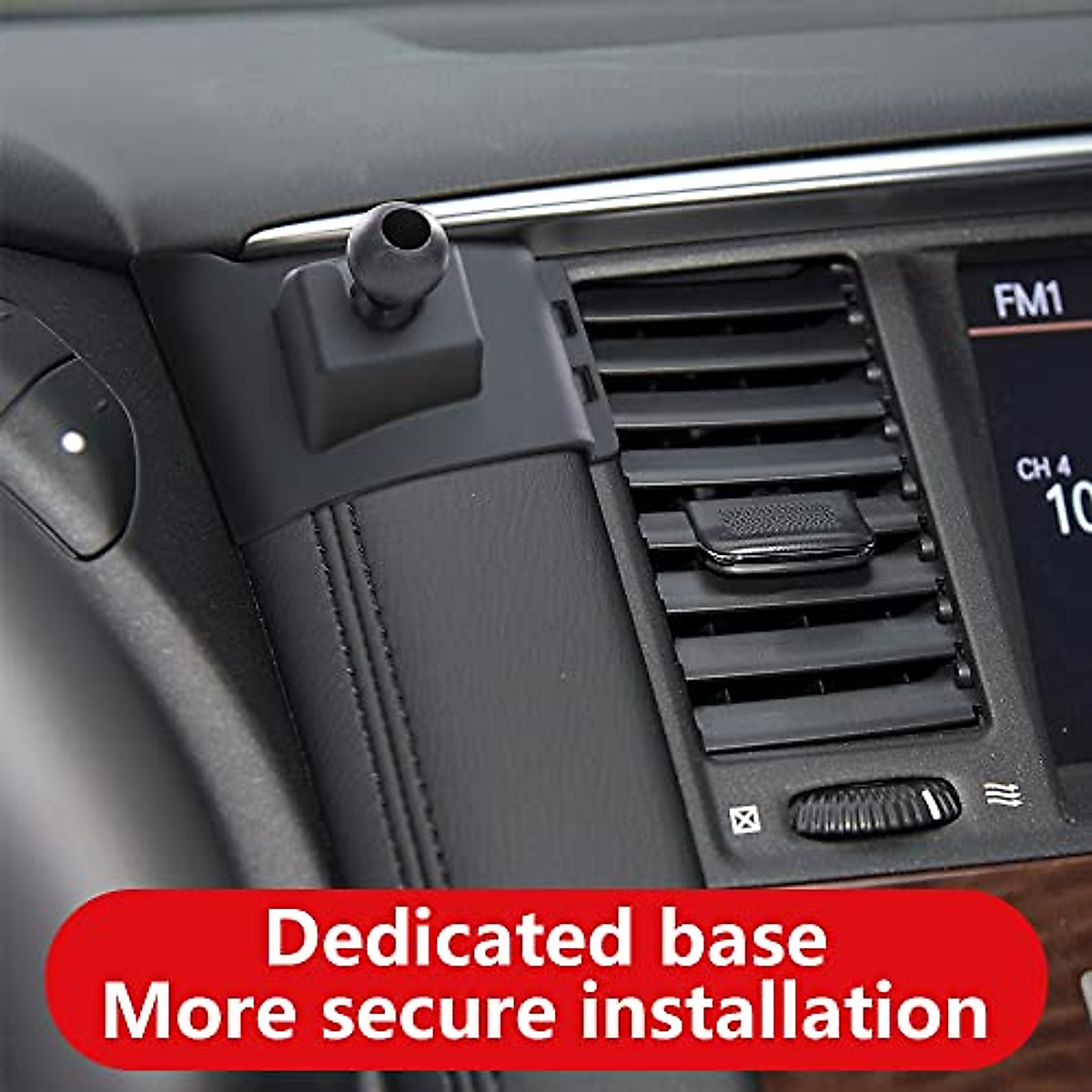 musttrue LUNQIN Car Phone Holder for 2017-2020 Nissan Armada Auto Accessories Navigation Bracket Interior Decoration Mobile Cell Phone Mount