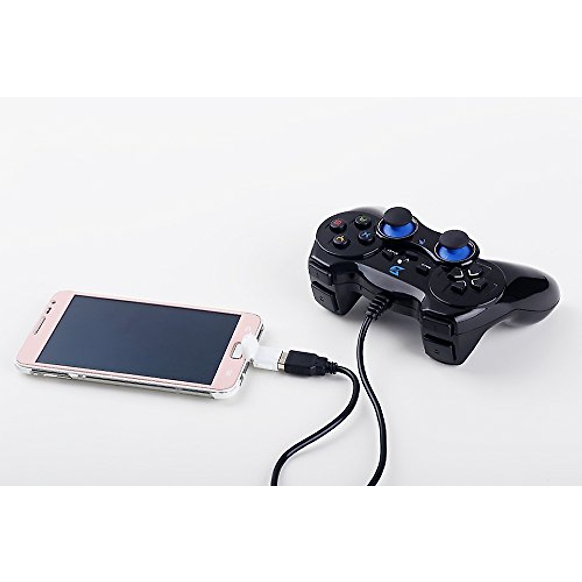 ZD-V+ USB Wired Gaming Controller Gamepad For PC/Laptop Computer(Windows XP/7/8/10/11) & PS3 & Android & Steam - [Black]