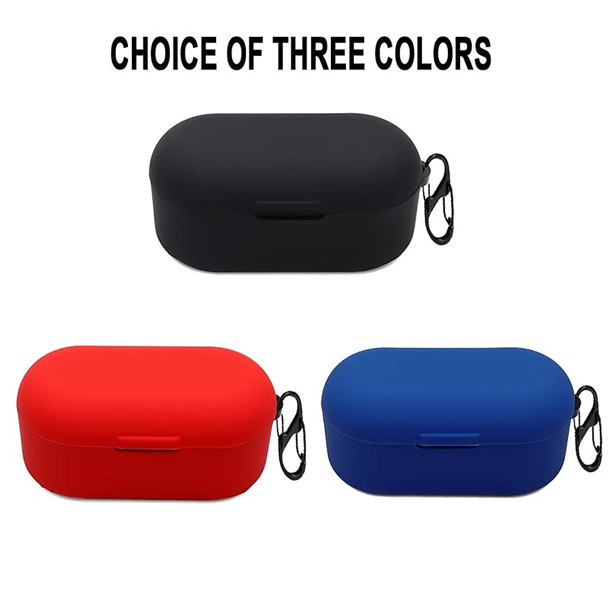 Ankersaila Case Compatible with TOZO T10,Soft Silicone Shockproof Anti-Scratch Protective Cover (Black)