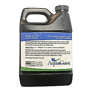 Prazi-Cura Liquid - Safest, Most Effective Parasite Treatment for Koi, and Aquarium Fish! Treats up to 2500 gallons.