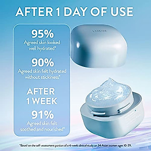 LANEIGE Water Bank Blue Hyaluronic Gel Moisturizer: Hydrate and Visibly Soothe, 1.6 fl. oz.