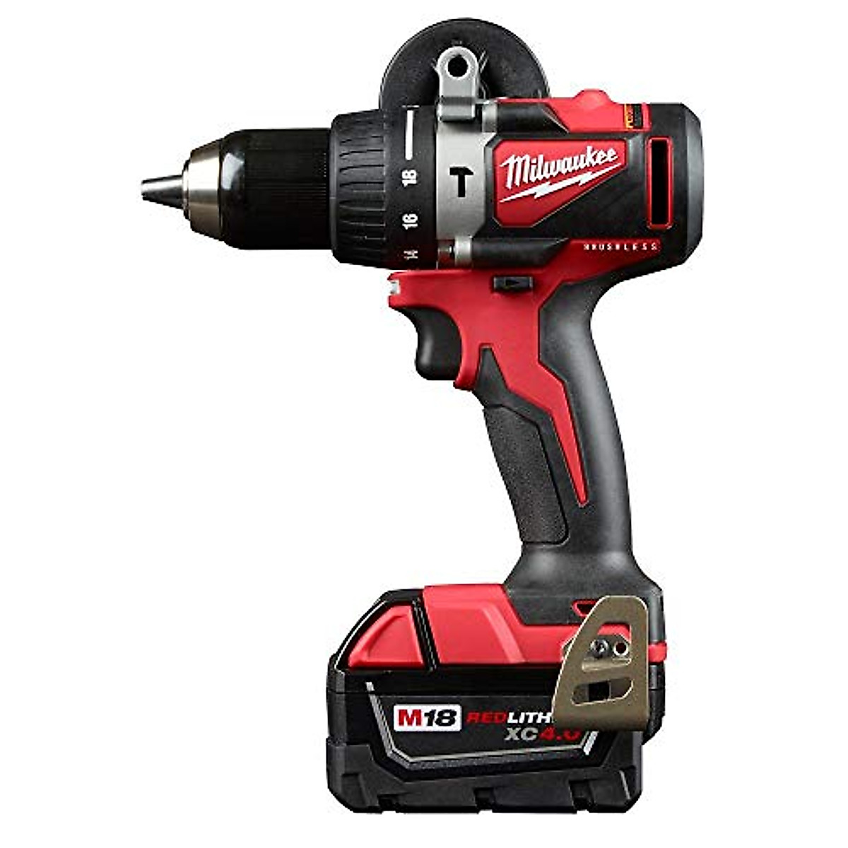 Milwaukee 2893-22CXP M18 18-Volt Lithium-Ion Brushless Cordless Hammer Drill/Impact/Hackzaw Combo Kit (3-Tool) with 2 Batteries, Charger and Bag