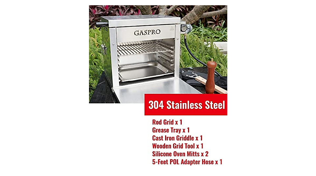 GASPRO Multi-Tasking Infrared Grill: Perfect Steakhouse Meals
