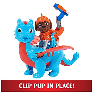 Paw Patrol, Rescue Knights Zuma and Dragon Ruby Action Figures Set, Kids Toys for Ages 3 and up