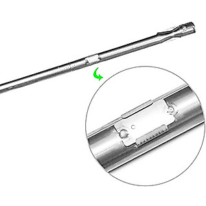 Hongso 34 1/4" Long Stainless Steel Burner Tube Set Replacement for Weber Genesis 300 Series E-310 E-320 EP-310 EP-320 S-310 S-320 Gas Grills (with Side Control Panel Only), 67722 SBG722