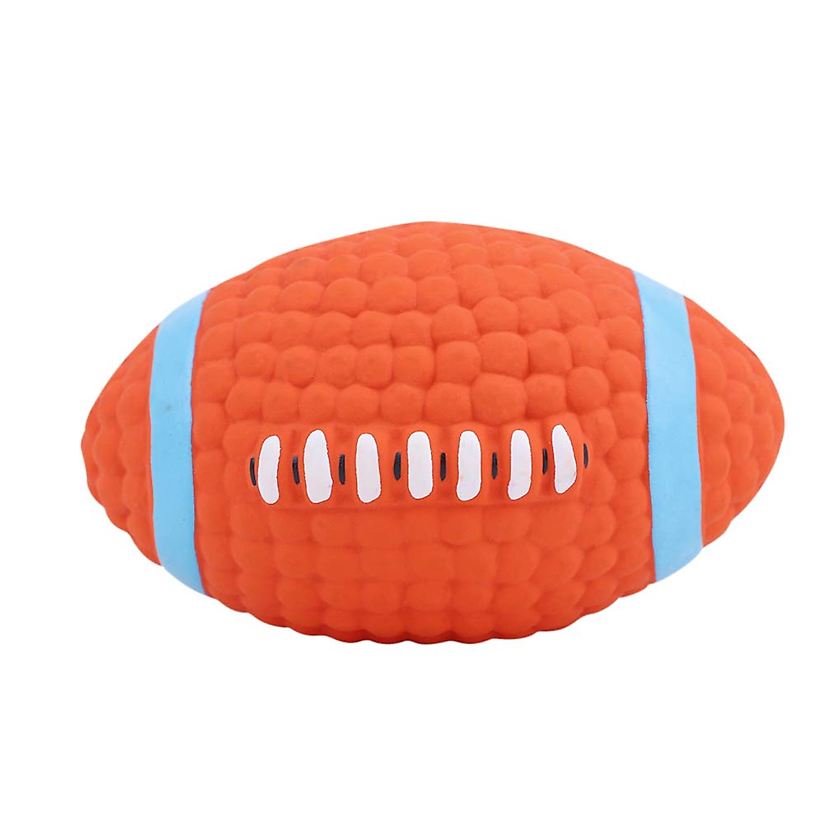 Dog Toys, Indestructible Rubber Puppy Squeaky Chew Toys Durable Dog Teeth Cleaning Squeaker Interactive Training Molar Bite Balls Floating Bouncy Pets Fetch Ball Toys for Small Medium Large Dogs