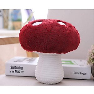 Fun Sunma Lovely Mushroom Cotton Pillow Stuffed Plush Mushroom Pillow (8 inches)