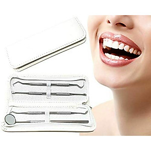 Essential Home Use 4pc Dental Hygiene Oral Care Kit Plaque Remover Tooth Set