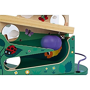Janod Wooden Caterpillar Ball Track - Ages 12+ Months - J08055