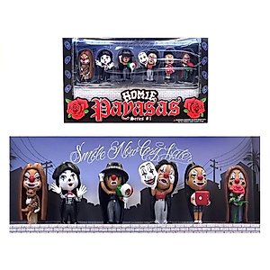 Homie Payasas Series 1, 2-Inch Figures Set of 6 Pieces by Homies 20454BX