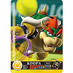 Nintendo Mario Sports Superstars Amiibo Card Tennis Bowser for Nintendo Switch, Wii U, and 3DS