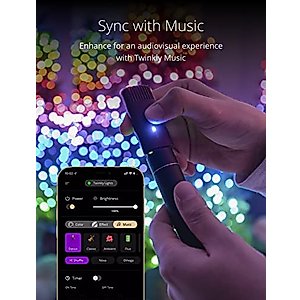 Twinkly App-Controlled 157ft Smart String LED Lights with 600 RGB LEDs - WiFi & Bluetooth Connectivity, Sync with Music, Indoor/Outdoor Use (IP44), Compatible with Google Assistant & Amazon Alexa