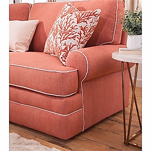 American Furniture Classics Coral Springs Model 8-040-S260C Sleeper Sofa with Three Matching Pillows Sofabed
