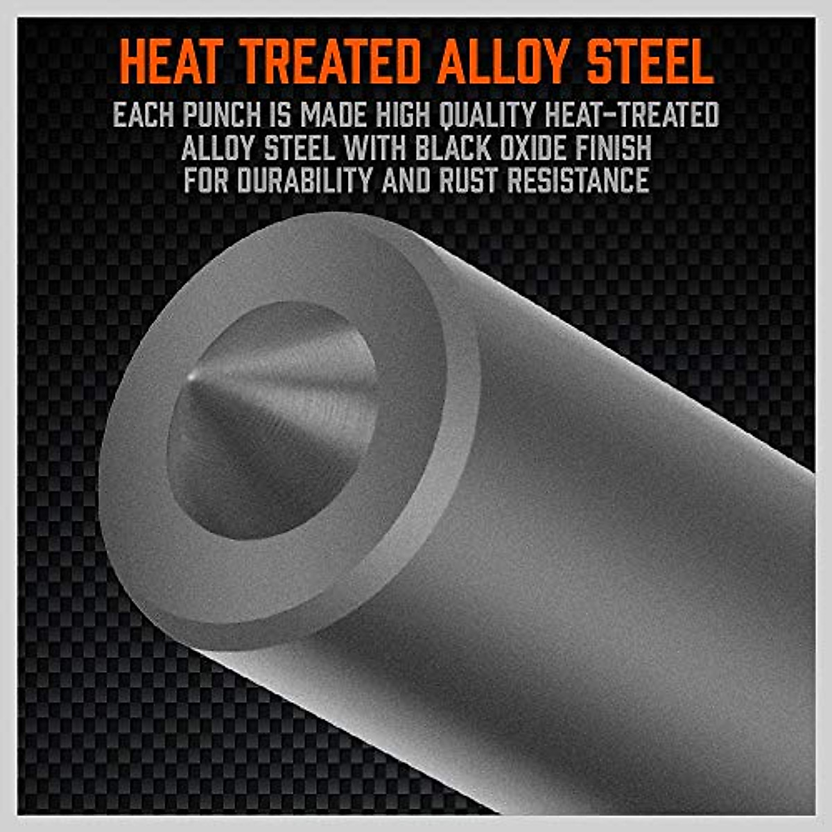 HORUSDY 28-Piece Transfer Punch Set, 3/32" - 1/2", Heat Treated Alloy Steel Forging