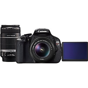 Canon EOS Kiss X5 Digital SLR Camera 2 Lens Kit - International Version (No Warranty)