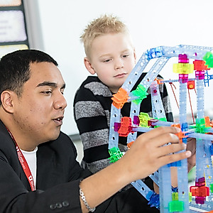 Brackitz Structures Educational STEM Manipulatives Building Block Toy | Sensory Learning Toys for Children PreK-6 | 320 Pc Set