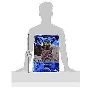 Blue Buffalo Wilderness High Protein, Natural Adult Indoor Dry Cat Food, Chicken 11-lb