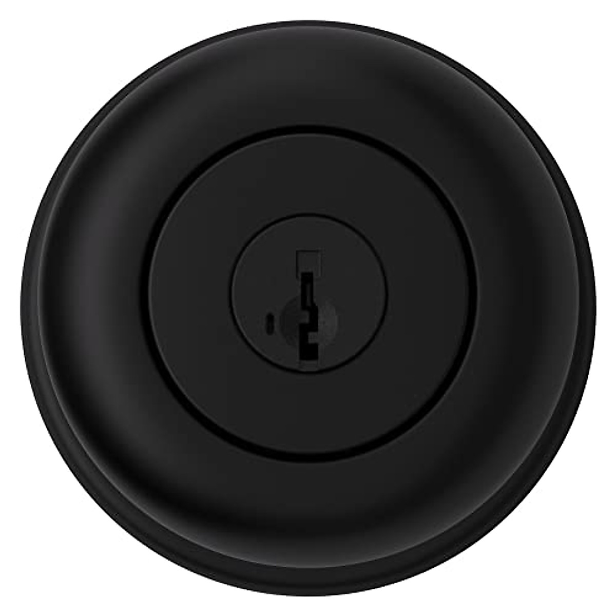 Kwikset 94002-950 Cove Door Knob, Entry, Matte Black