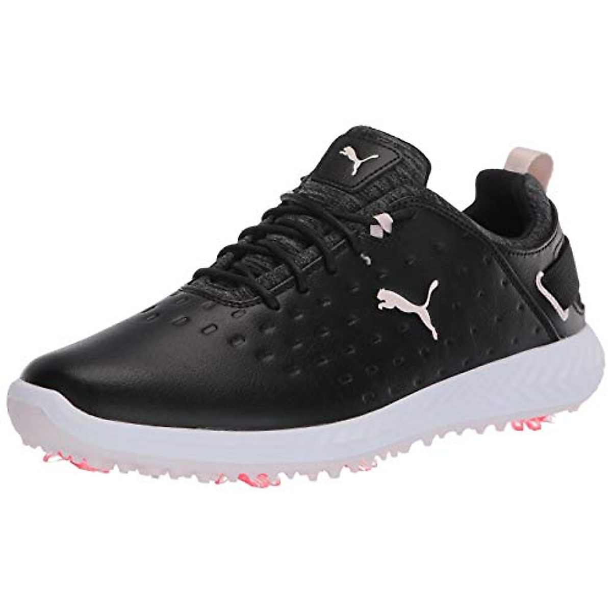 Puma Golf Women's Ignite Blaze Pro Golf Shoe, Puma Black-Rosewater, 8.5 M US