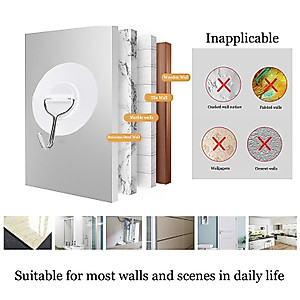 MAGPIE Adhesive Hooks 30kg/66lbs(Max) Duty Wall Hooks SelfTraceless Clear and Removable, Waterproof and Rustproof Multiple Uses for Bathroom Kitchen Home 10 Pack