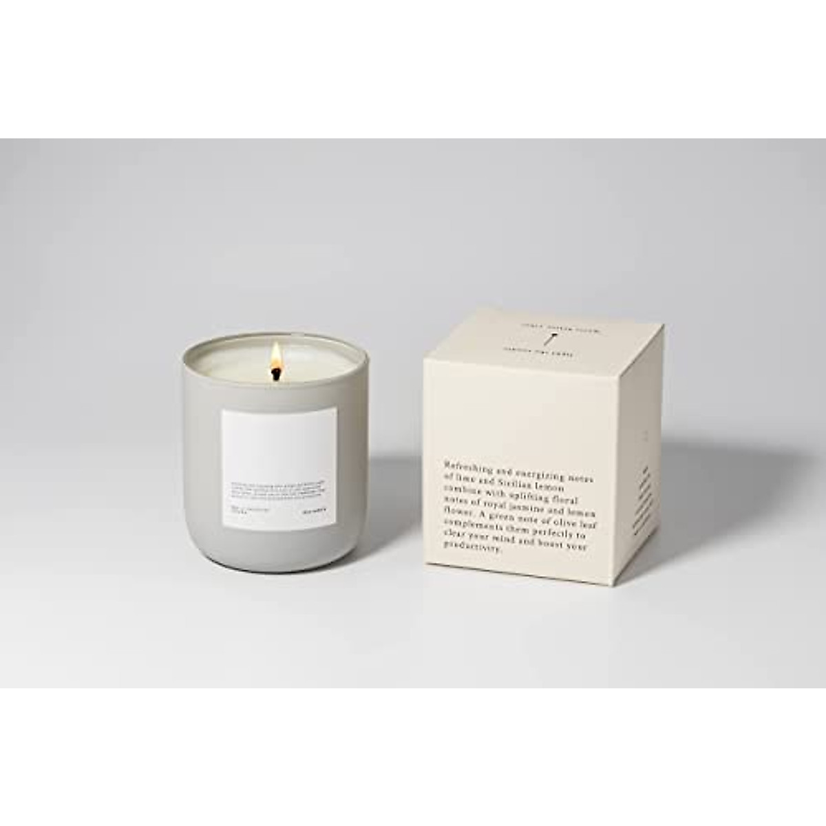 Sisu Scents | Fresh Focus | Sicilian Lemon, Jasmine & Lemon Flower | Luxury Scented Jar Candle | Made in California | Vegan & Clean Burning | 8oz