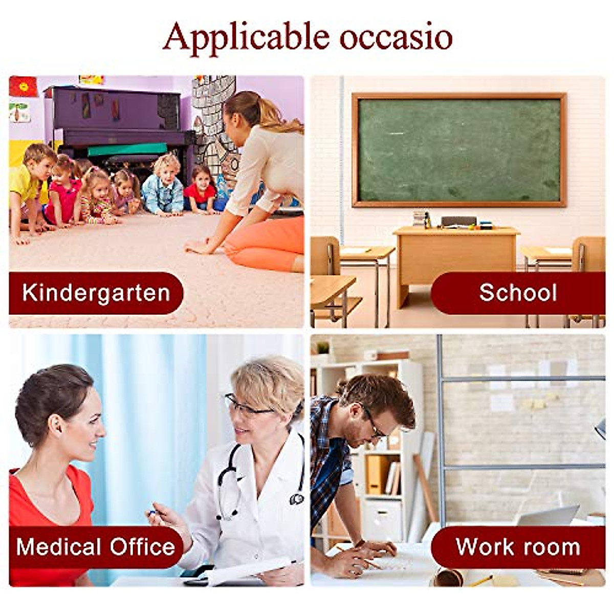 Growth Chart Wall Labels Baby Height Indicator Tape Ruler Height Growth Chart Decor Ruler Height Indicator Adhesive Ruler for Home Classroom Nursery Baby Room Measuring Kids Boys Girls(White)