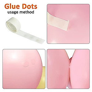 Pastel Balloon Garland Arch Kit Diy Balloon Bouquet Garland Kit Ideal for Baby Shower Wedding Birthday Party Decorations (Yellow and Pink)