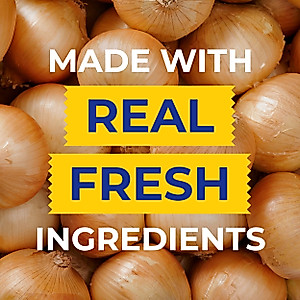 Spice World Squeezable Easy Onion – 20oz Ready-to-Use Minced Onion – Perfect for Hot Dogs, Stir Fry, Marinades, & More – Simply Squeeze the Onion Seasonings for Cooking to Add Flavor Without Tears