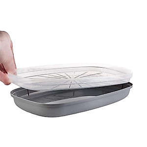 Dependable Industries inc. Essentials Microwave Fish Vegetables and Pasta Steamer BPA Free Cooks Healthy Steamed Fish in Minutes