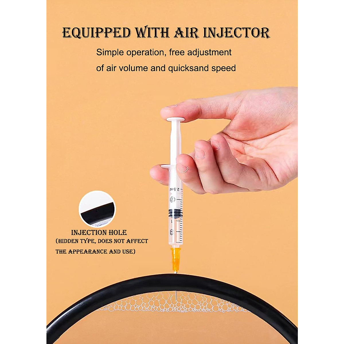 Yevheniy Moving Sand Art Picture,3D Hourglass Deep Sea Sandscape in Liquid Motion Display Glass Flowing Sand Frame for Boys Girls,Relaxing Decor for Home and Office (7", Blue)