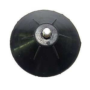 DANXQ M8 Strong Black Rubber Screw Suction Cup 3.3 Inch Used in Boxing Sandbags/Table Machine Fixing/Machine Rack/Handling/Quick Grab/Furniture Silent Pad,4 PCS (Cap Nut)