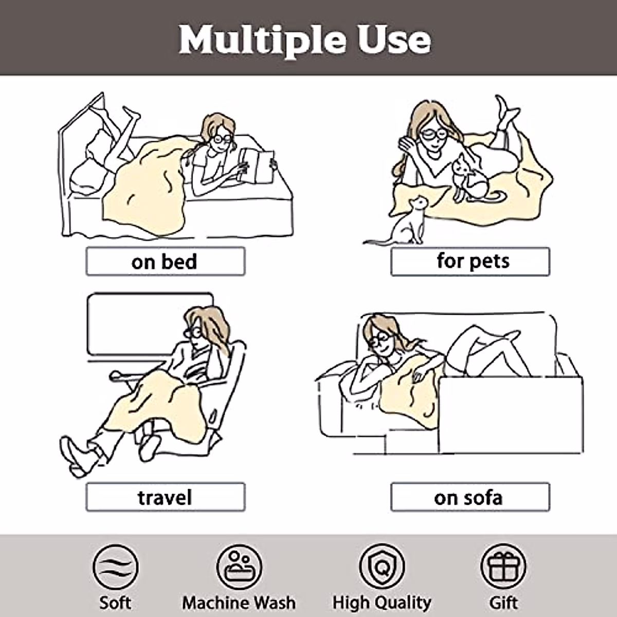 Pop Singer Justin Bieber Blanket Ultra Soft Flannel Blanket Warm Lightweight Throw Blanket Bed Couch Sofa Living Room Blankets Singer Fans Gift 60x50 in