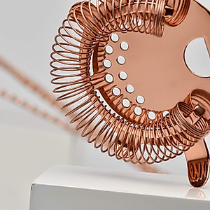 Prince of Scots Professional Series Bar Strainer ~ Copper