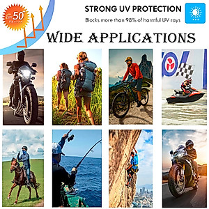 HCMY Balaclava 9 Pack Neck Gaiters Bandana Shiesty Magic Scarf Headwear Tube UV Face Mask Headbands Wraps for women