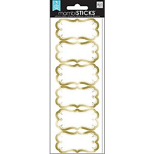 me & my BIG ideas, Border Label, Gold Lace