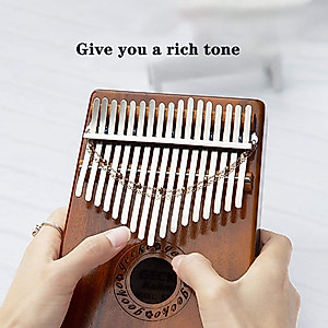 Kalimba Trill Chain Tremolo Kalimba Piano Chain Sand Music Instrument Chain for Finger Piano Thumb Piano Golden