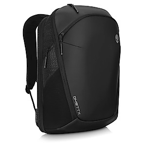 Alienware 17-inch Laptop Horizon Travel Backpack, Weather Resistant, Shockproof, Anti-Scratch Interior Design, TSA-Friendly for Travel, Work, Leisure for Men and Women - Galaxy Weave Black