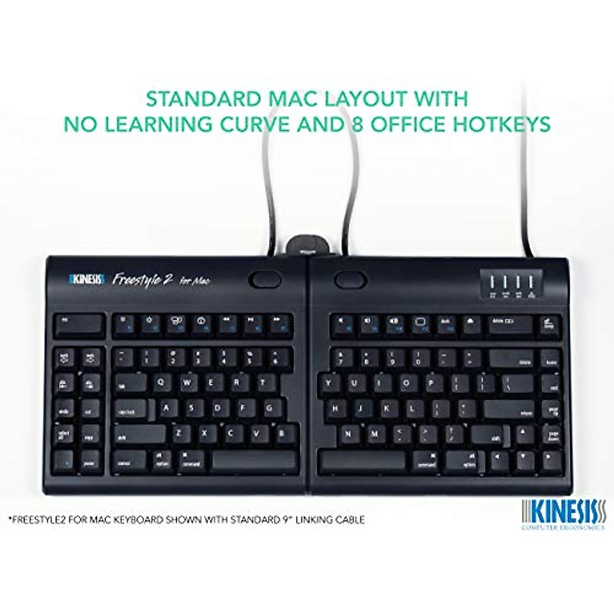 Kinesis USB Freestyle2 Keyboard for Mac (20" Extended Separation)