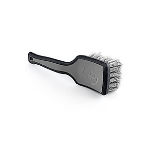 Detail Factory - Tire Scrub Brush - Stiff Synthetic Bristles, Ergonomic Design, Clean Your Tires with Ease, Grey