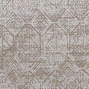 Sun Zero Darren Distressed Woven Jacquard Blackout Grommet Curtain Panel, 50" x 84", Camel