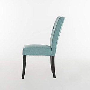 Christopher Knight Home Nyomi Fabric Dining Chair, Blue