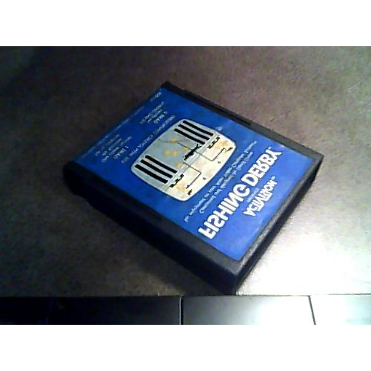 1980 Activision "Fishing Derby" Blue Label Picture #Ag-004 Game-(activision Presents Fishing Derby-conceived and Designed By David Crane for Enjoyment on Your Atari Video Computer System-use with Joystick Controllers-game 1:one Player Against the Acitivis
