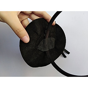 WINZIK Children Halloween Headwear Mini Pointy Witch Hat Cute Hair Hoop Hairband Accessories Cosplay Party Props Decoration (1#)